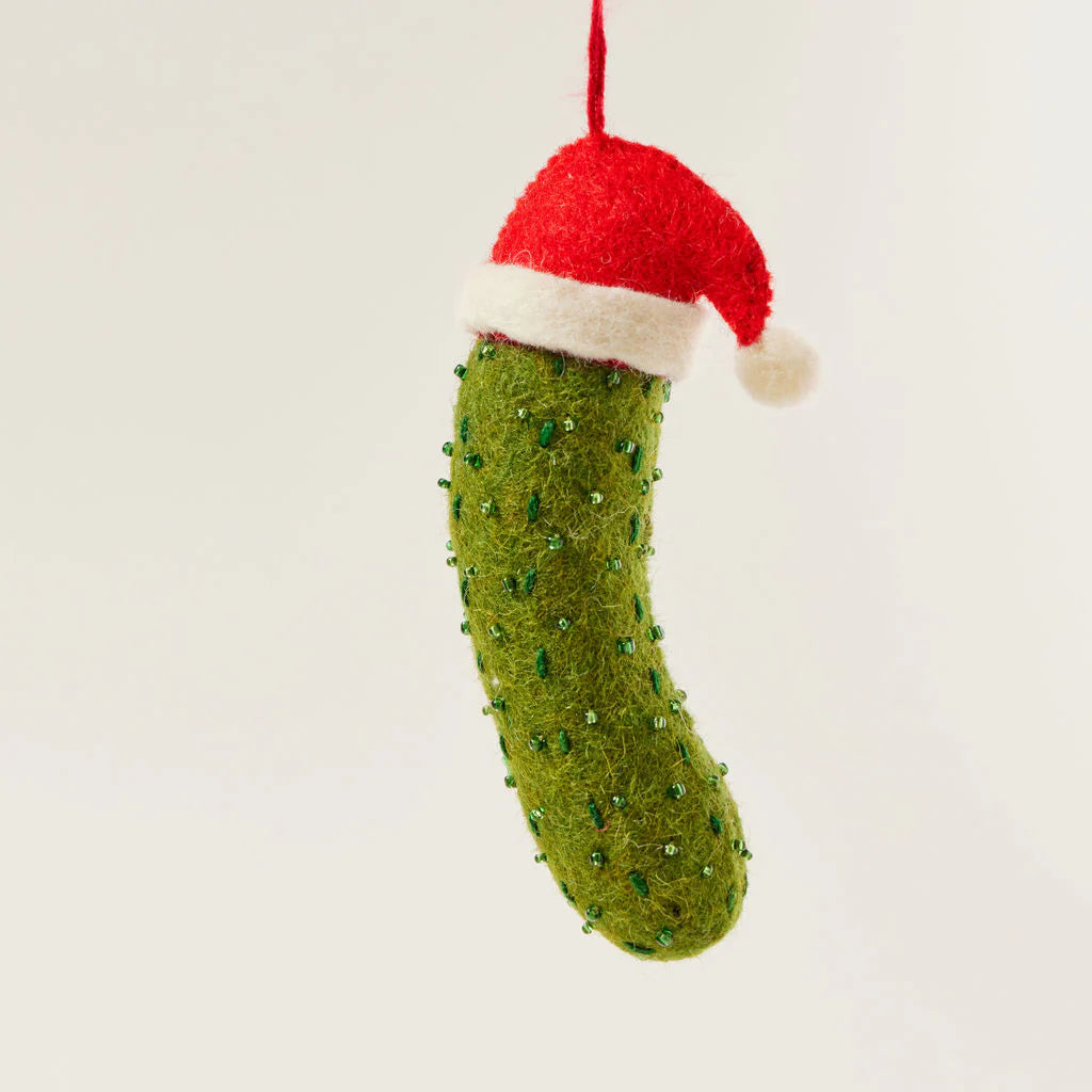 Santa Pickle Ornament – Thistle & Poppy