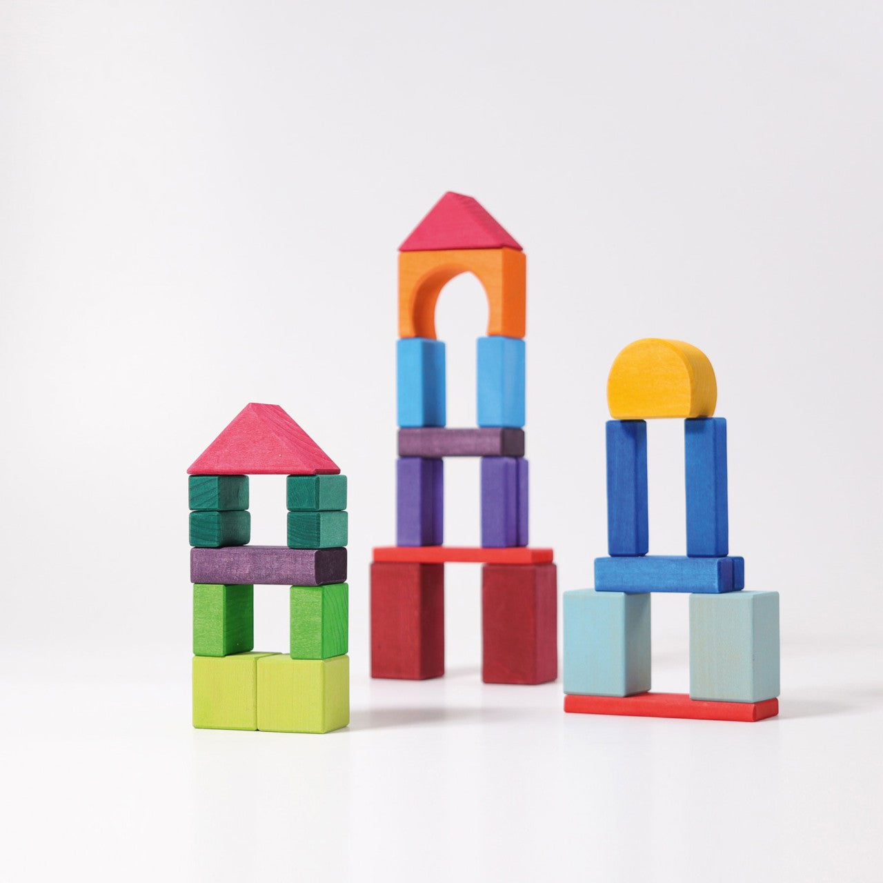 30 Colored Geo-Blocks – Thistle & Poppy