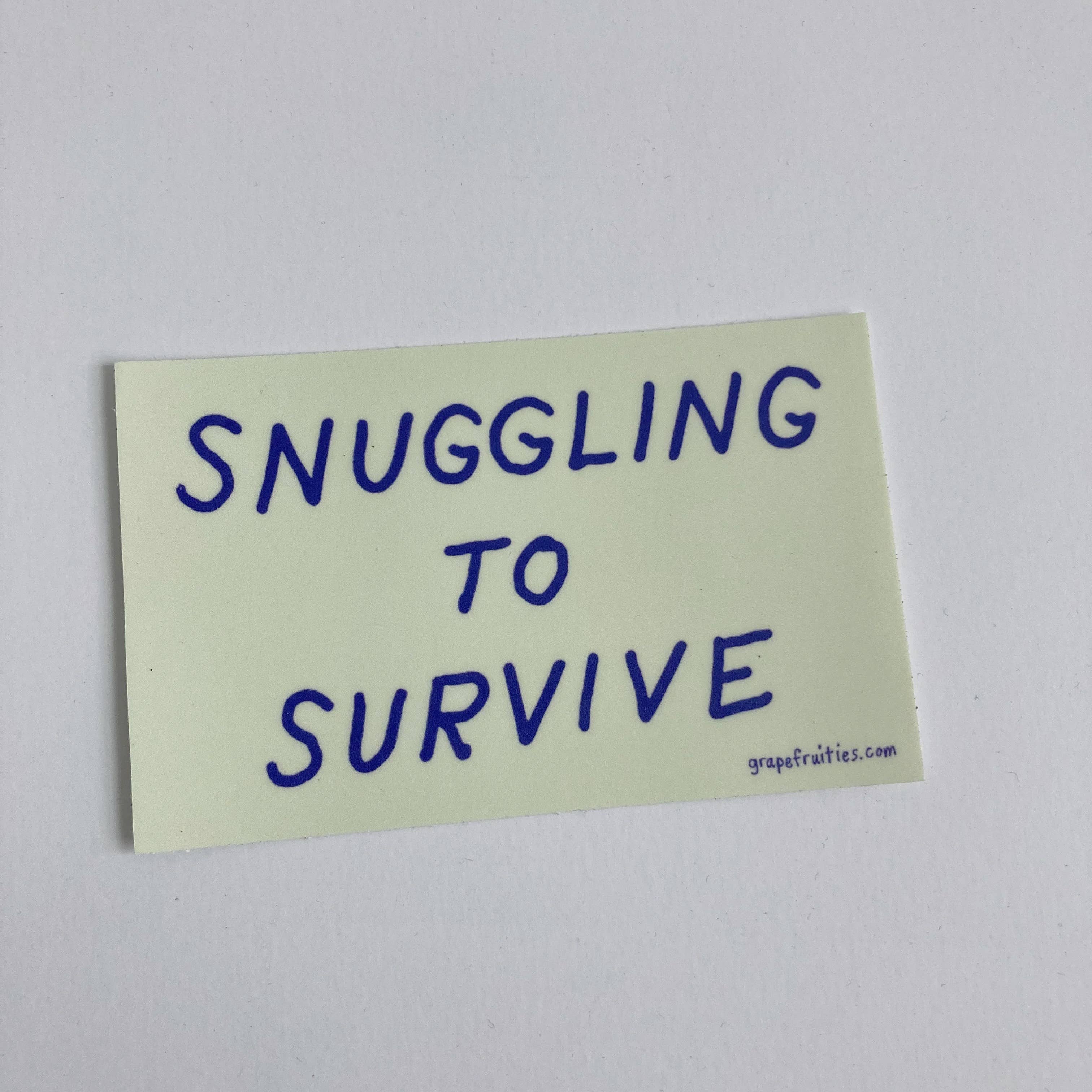 Snuggling to Survive Sticker – Thistle & Poppy