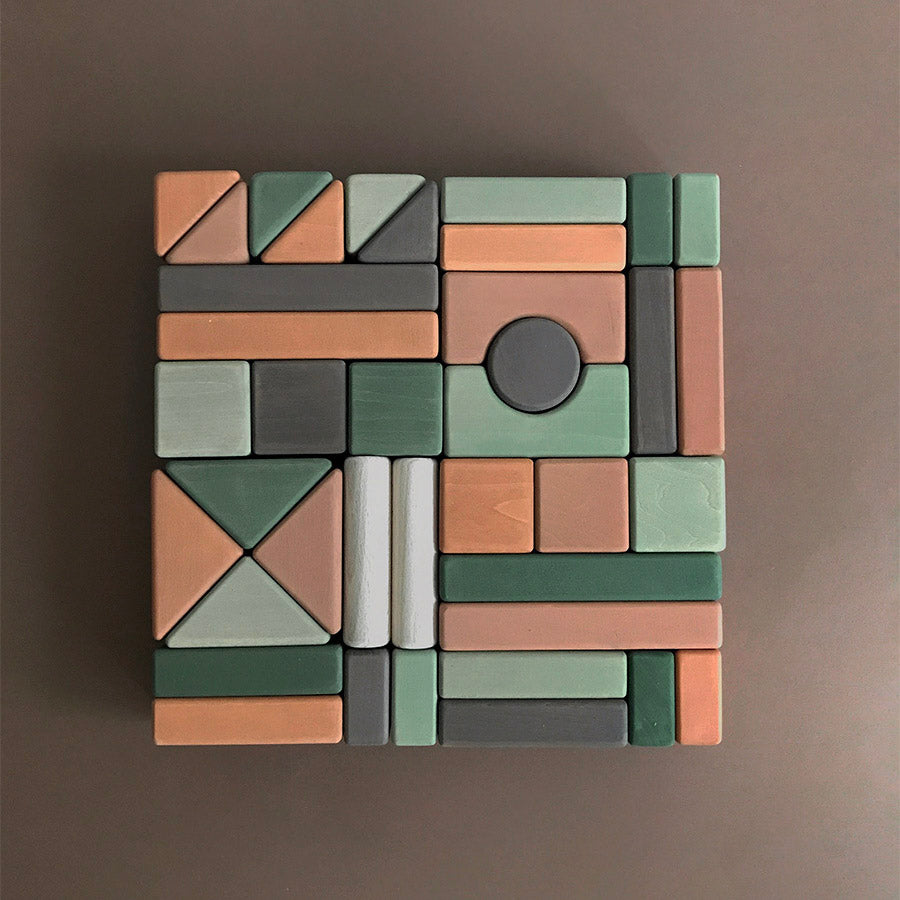 Castle Building Blocks / Olive – Thistle & Poppy